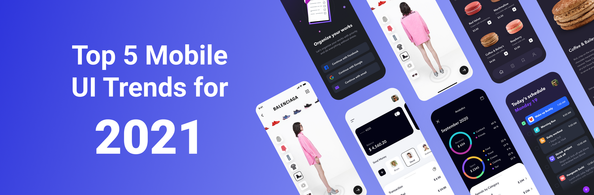 Top 5 Mobile UI Trends for 2021